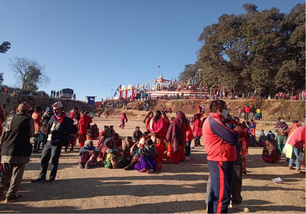 बैतडीको प्रसिद्ध निङ्गलाशैनी भगवती मन्दिरमा आज जमानी जात्रा